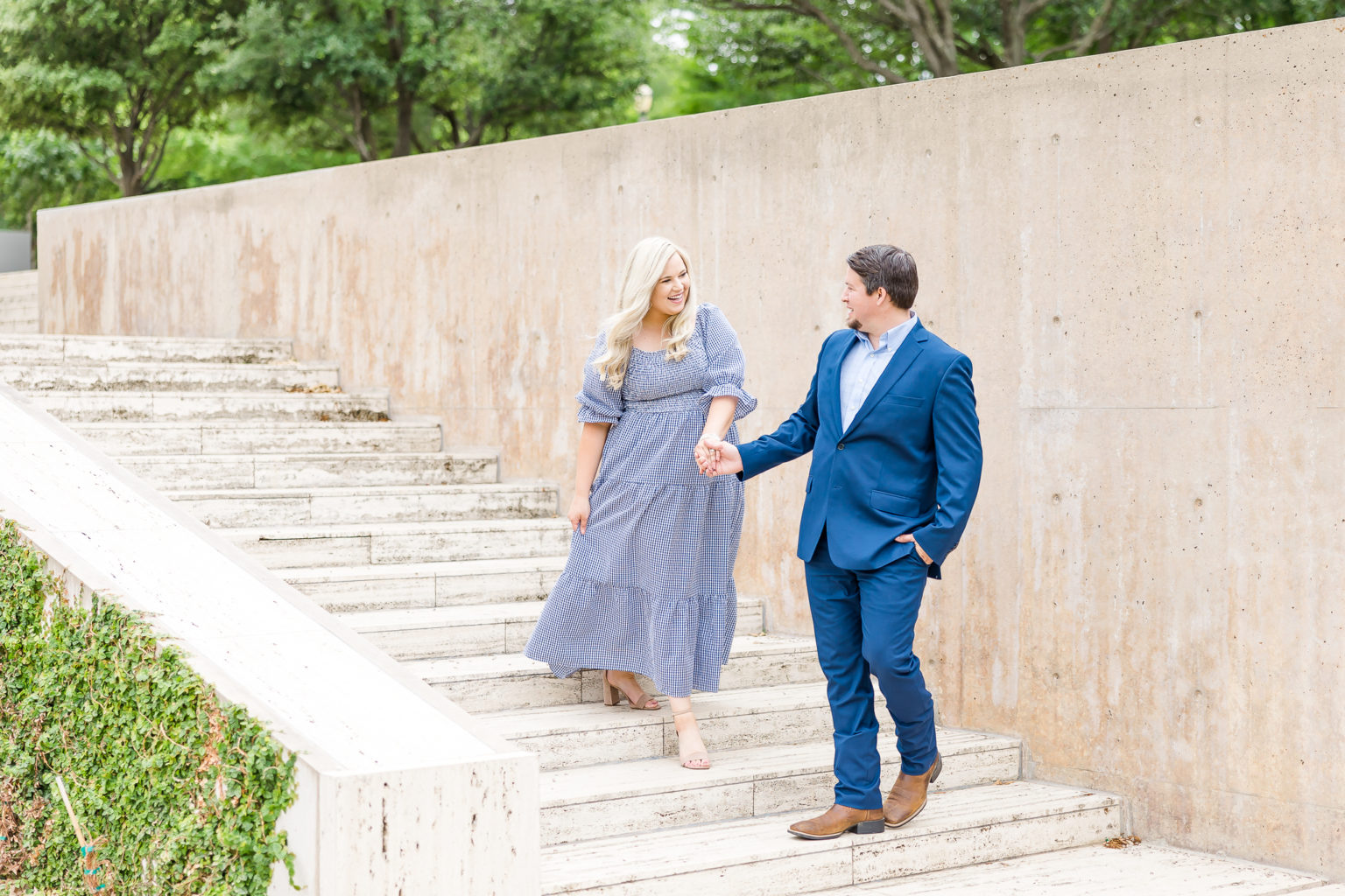 Sweet Anniversary Session at the Kimbell Art Museum